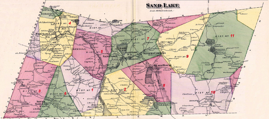 SLHS: Schools in the Town of Sand Lake (NY) Prior to 1929